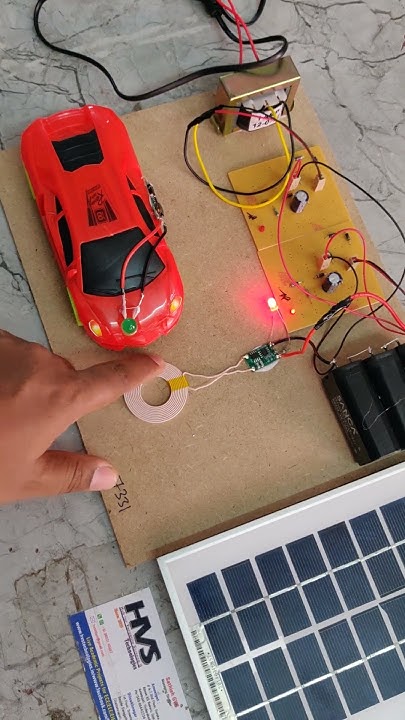 Solar wireless electric vehicle charging system - YouTube