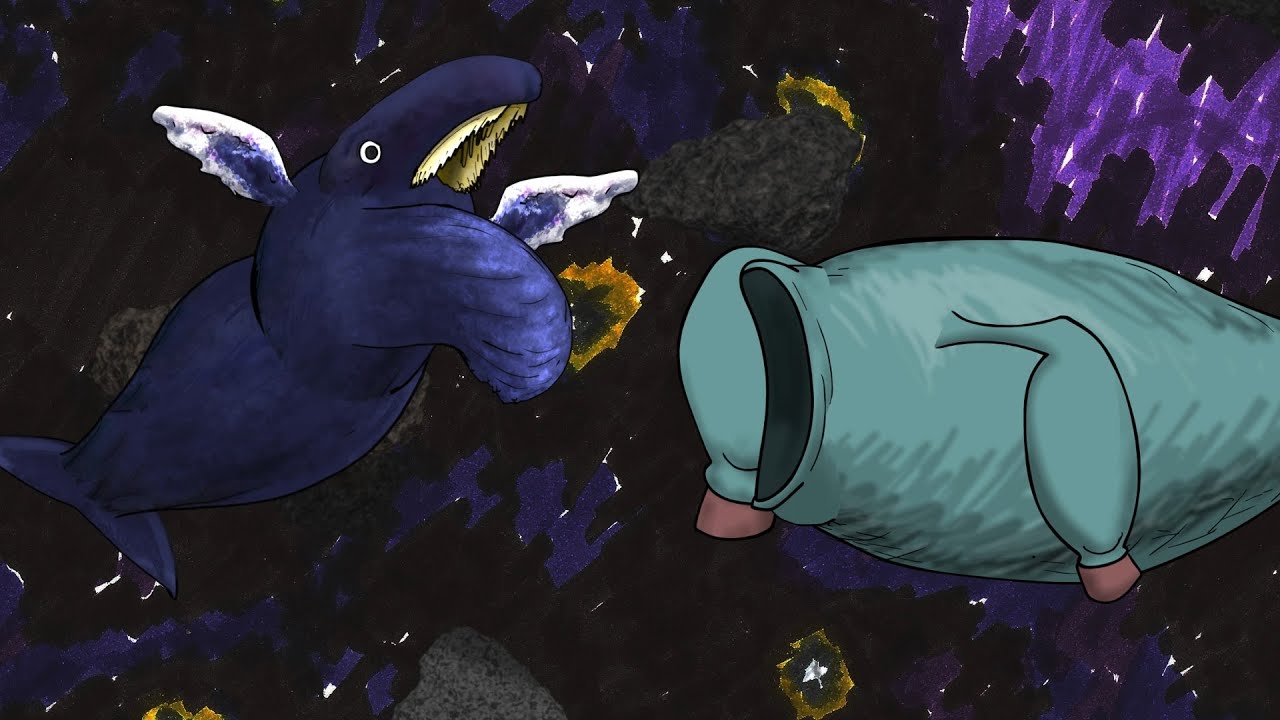 Learn about Sea Eater's Biology while he meets Space Whale! - YouTube