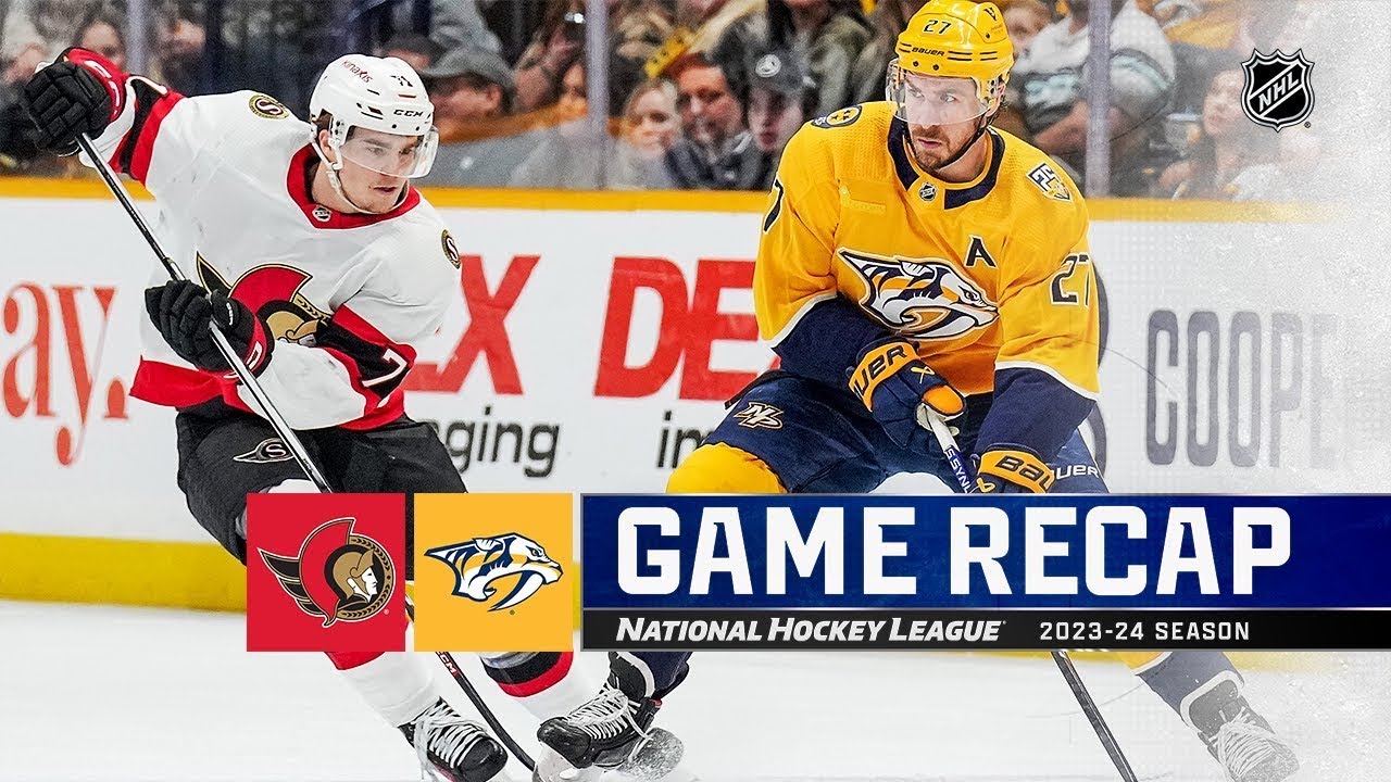 Ottawa Senators vs Nashville Predators | February 27, 2024 | Game ...