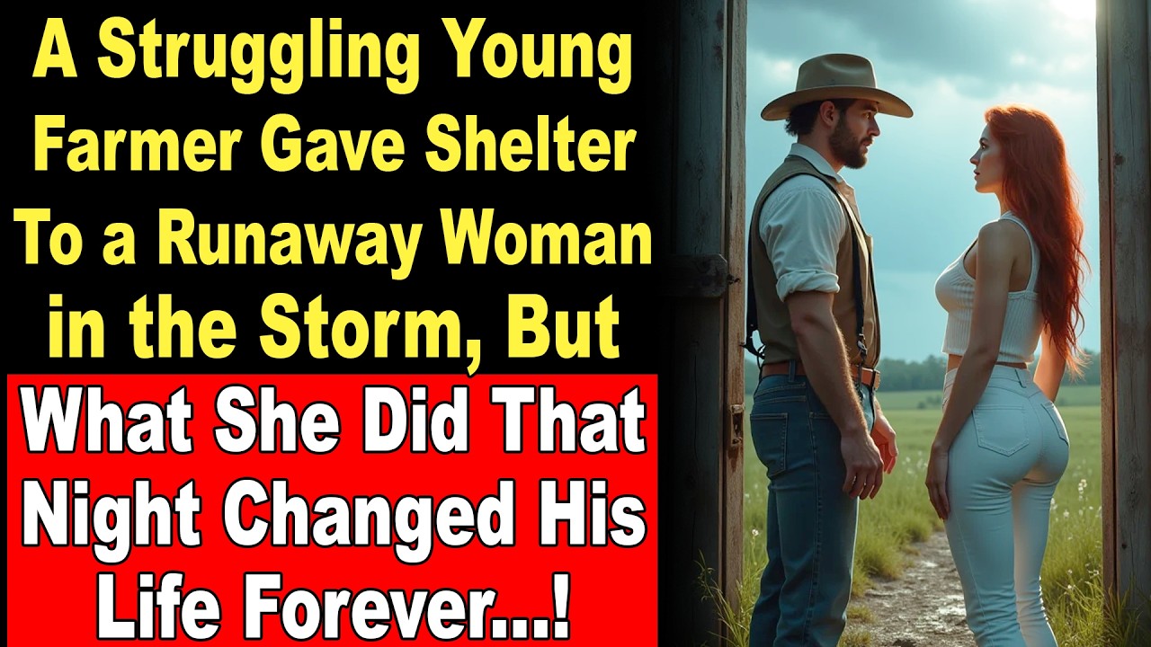 A Struggling Young Farmer Gave Shelter To a Runaway Woman in the Storm ...