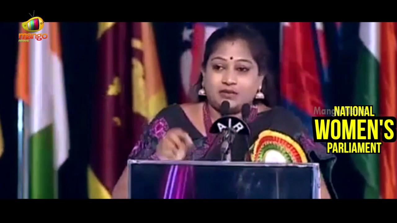 AP Payakaraopeta MLA Anitha Speech At National Women's Parliament ...