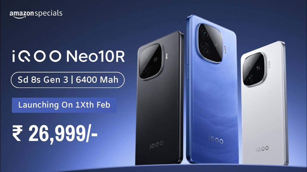 iQOO Neo 10R 5G Launch Date In India, India Price, Specifications ...