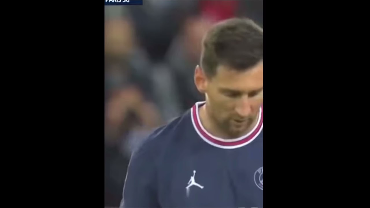 Messi is sad at psg - YouTube