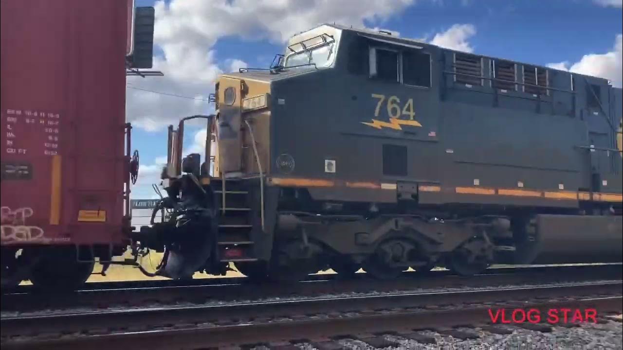 Giant Long CSX M410 NB Manifest Train With Mid Train DPU Alright - YouTube