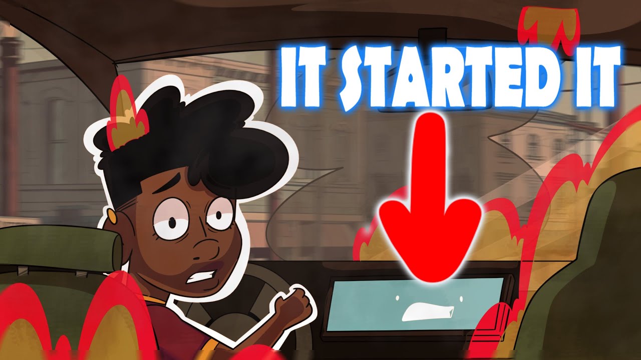 My first car Caught on fire (animated story) - YouTube