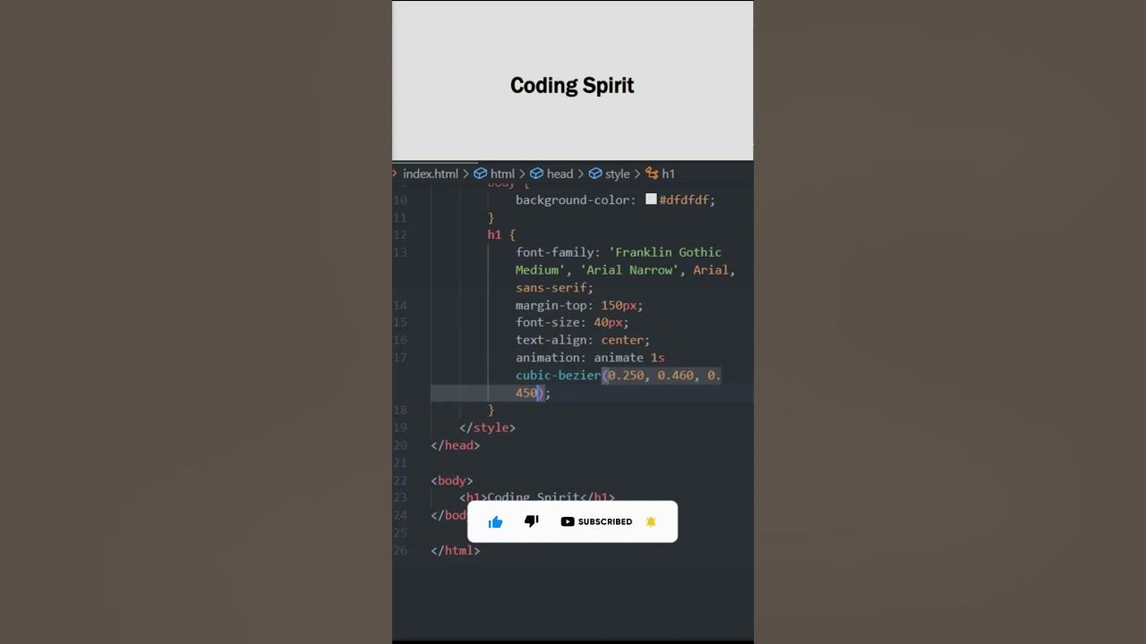 Text Animation Using CSS - Part 1 #shorts - YouTube