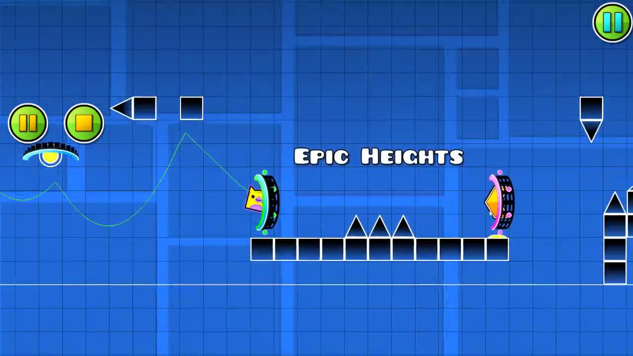 Geometry Dash: Epic Heights Layout - YouTube