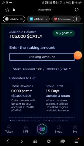 cara steking coin $catly gratis 500 catly https://www.catly.io/mobile ...