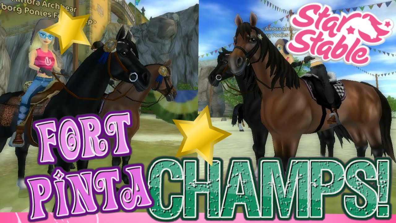 Star Stable Online: Fort Pinta Champs with Quarter Horses! - YouTube
