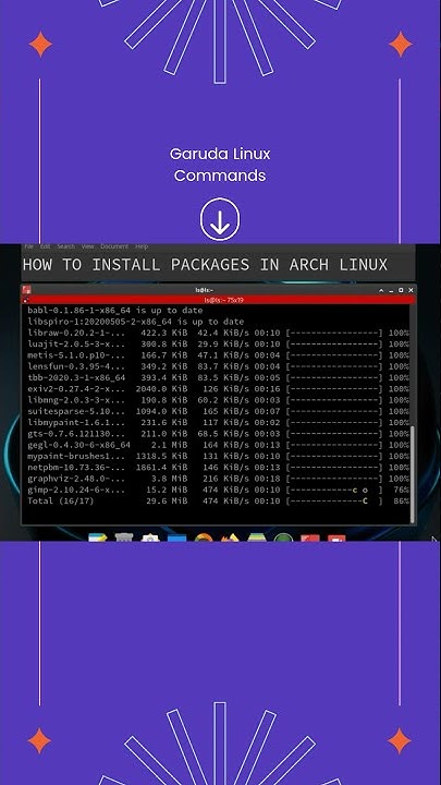 How to Install & Remove packages in Arch Linux/Garuda Linux - YouTube