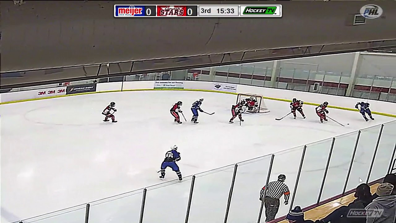 Esmark Stars 18U - 1 vs Meijer - 0 Shoot Out Win - YouTube