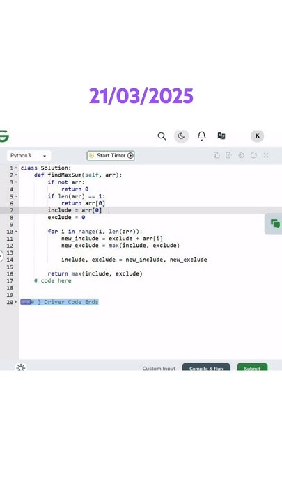Stickler thief gfg || gfgpotd || python || programming || #code #gfg #gfgpotd #python # ...