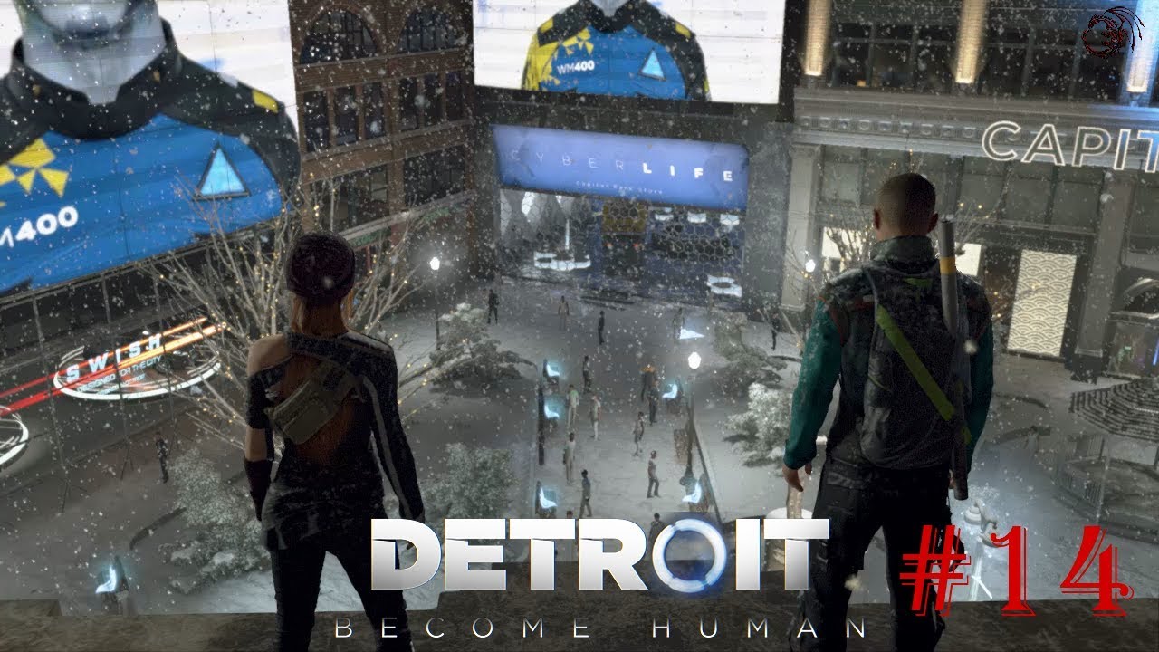 Detroit: Become Human Gameplay 14 Capitol Park & Meet Kamski - YouTube
