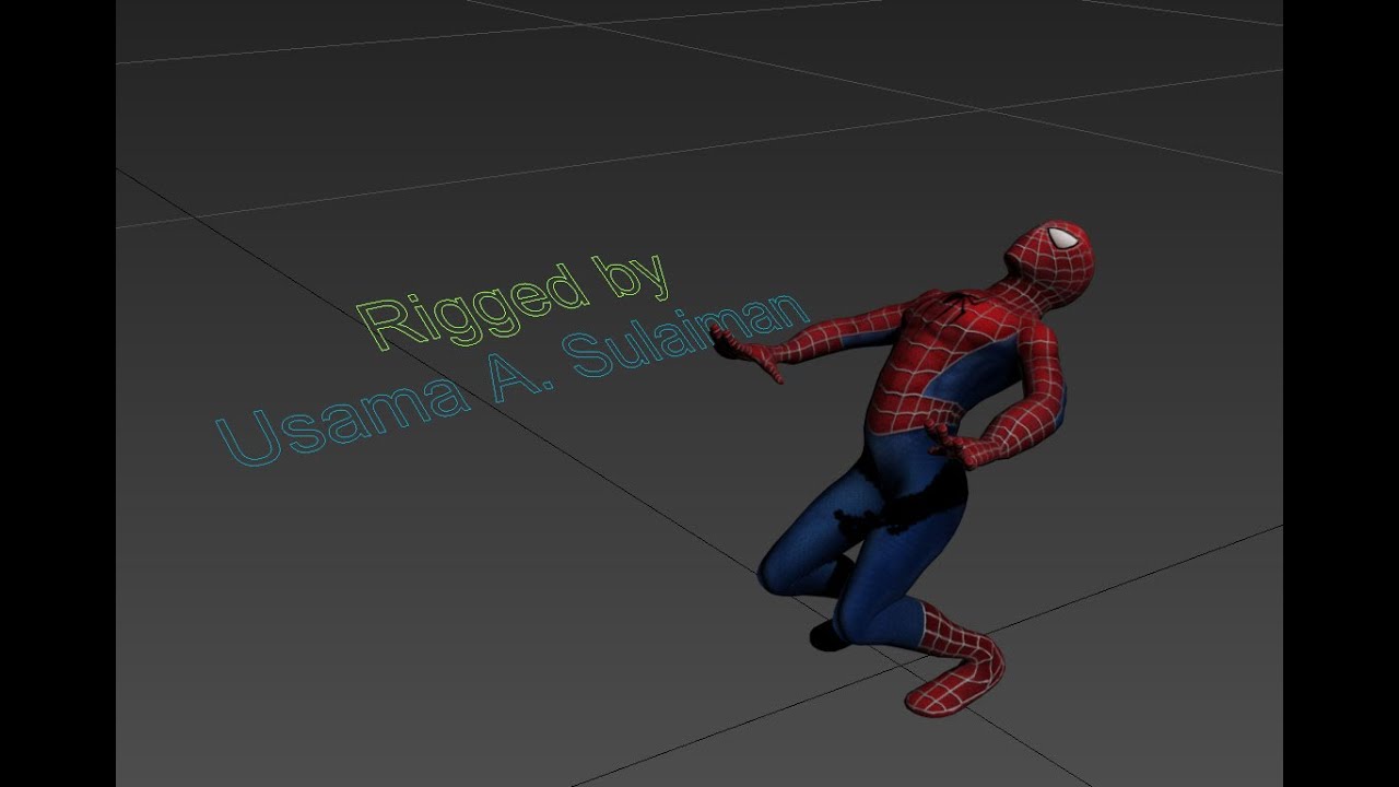 Rigging Spider man using 3DS Max By Usama Sulaiman - YouTube