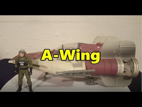 Star Wars POTF A Wing and Pilot - YouTube