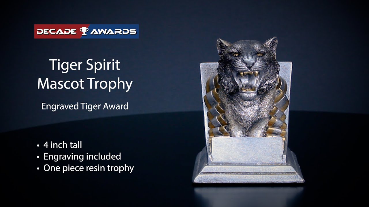 🐯 Tiger Spirit Mascot Trophy – Signature Series Award for Fierce Team ...