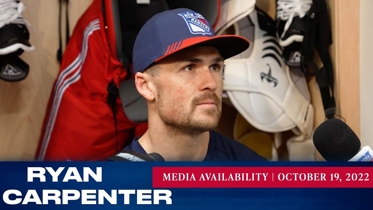 New York Rangers: Ryan Carpenter Media Availability | Oct. 19, 2022 ...