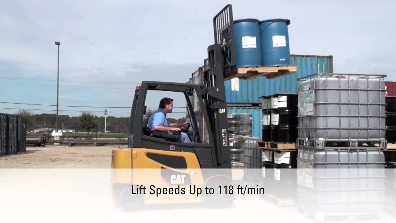 CAT Forklift EPC5000 | Tri-Lift NJ - YouTube