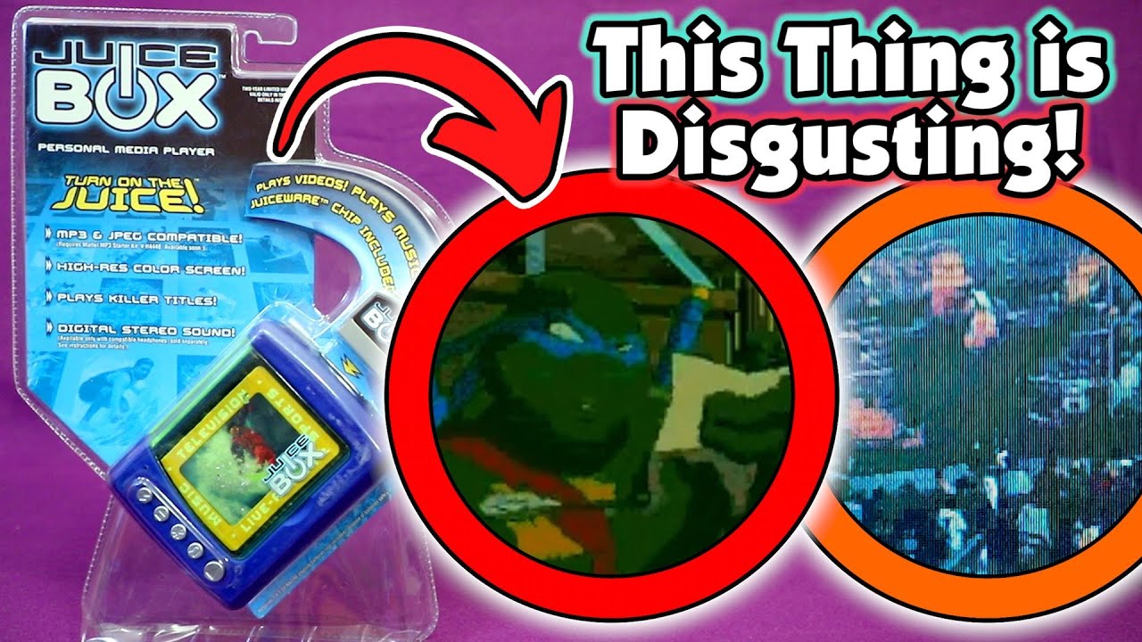 JuiceBox - The Most Disgusting Mobile Media Player - YouTube