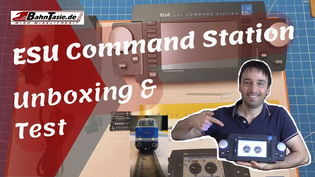 Unboxing und Test der ESU 50210 Command Station - YouTube