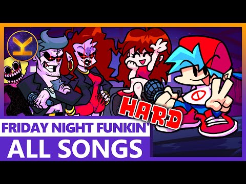 Friday Night Funkin' (FNF) All Songs on Hard Difficulty - Gameplay