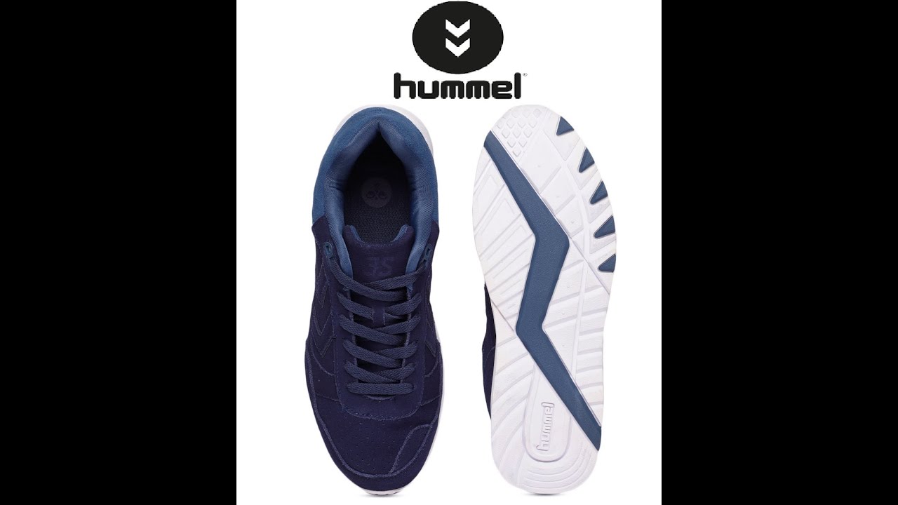 Hummel Blue Running Shoes Unboxing - YouTube