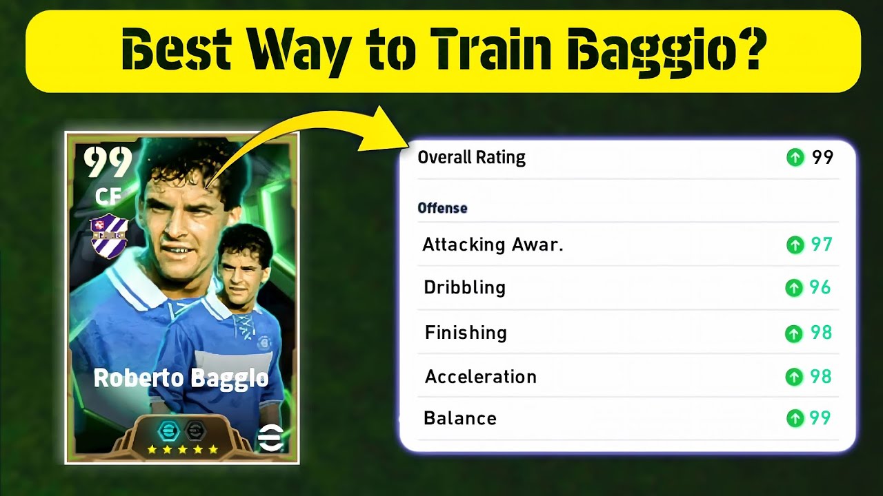 How to Train New Year Epic ROBERTO BAGGIO to Max Level in eFootball ...