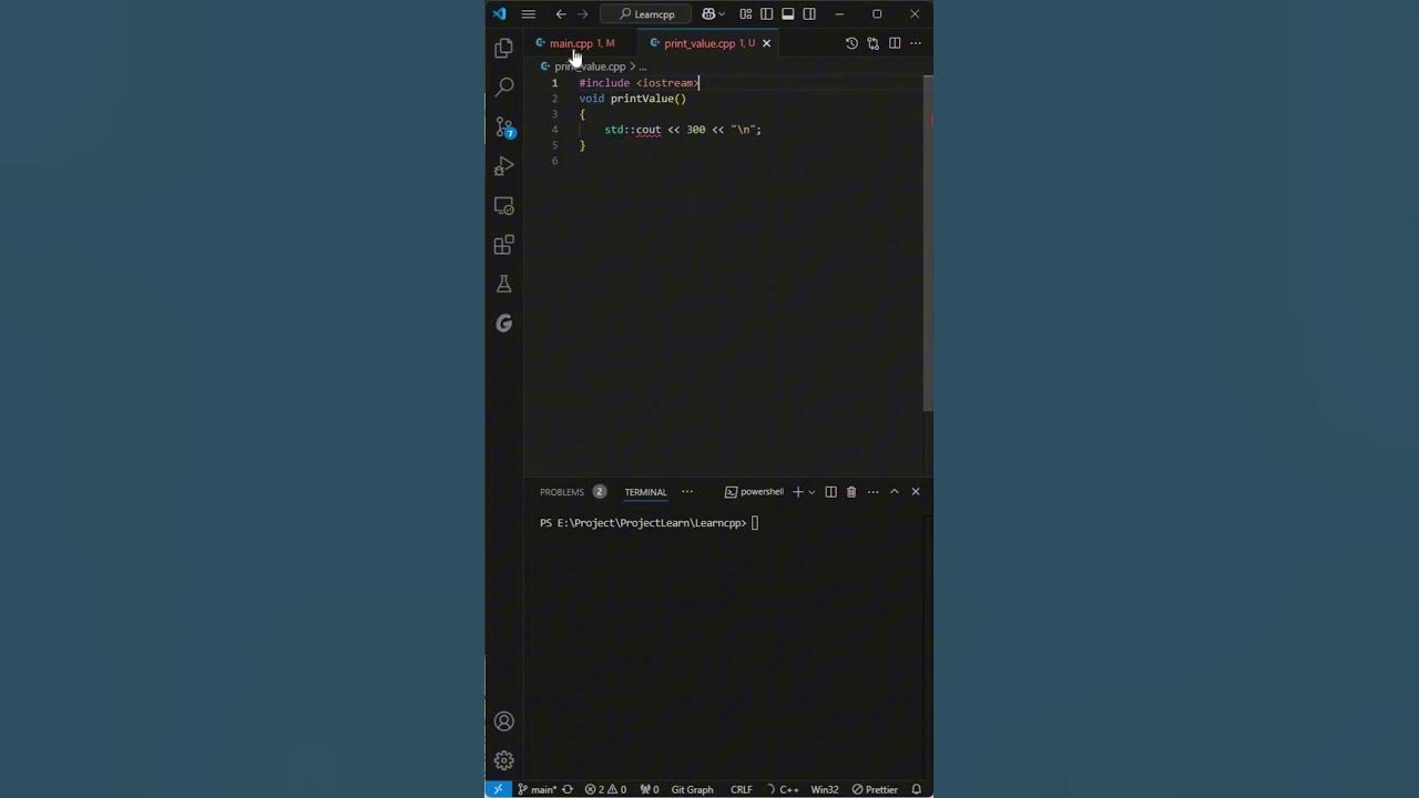 Program with multifile source code #belajarcoding #belajar #coding #codingpemula #pemula #shorts ...