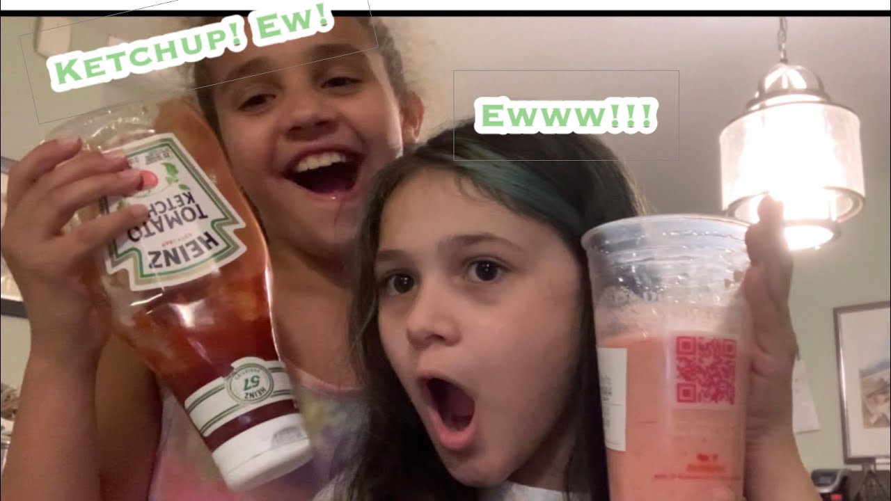 The weird disgusting drink challenge!!🤮 - YouTube