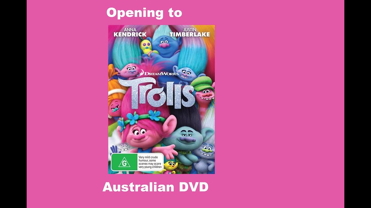 Opening to Trolls Australian DVD - YouTube