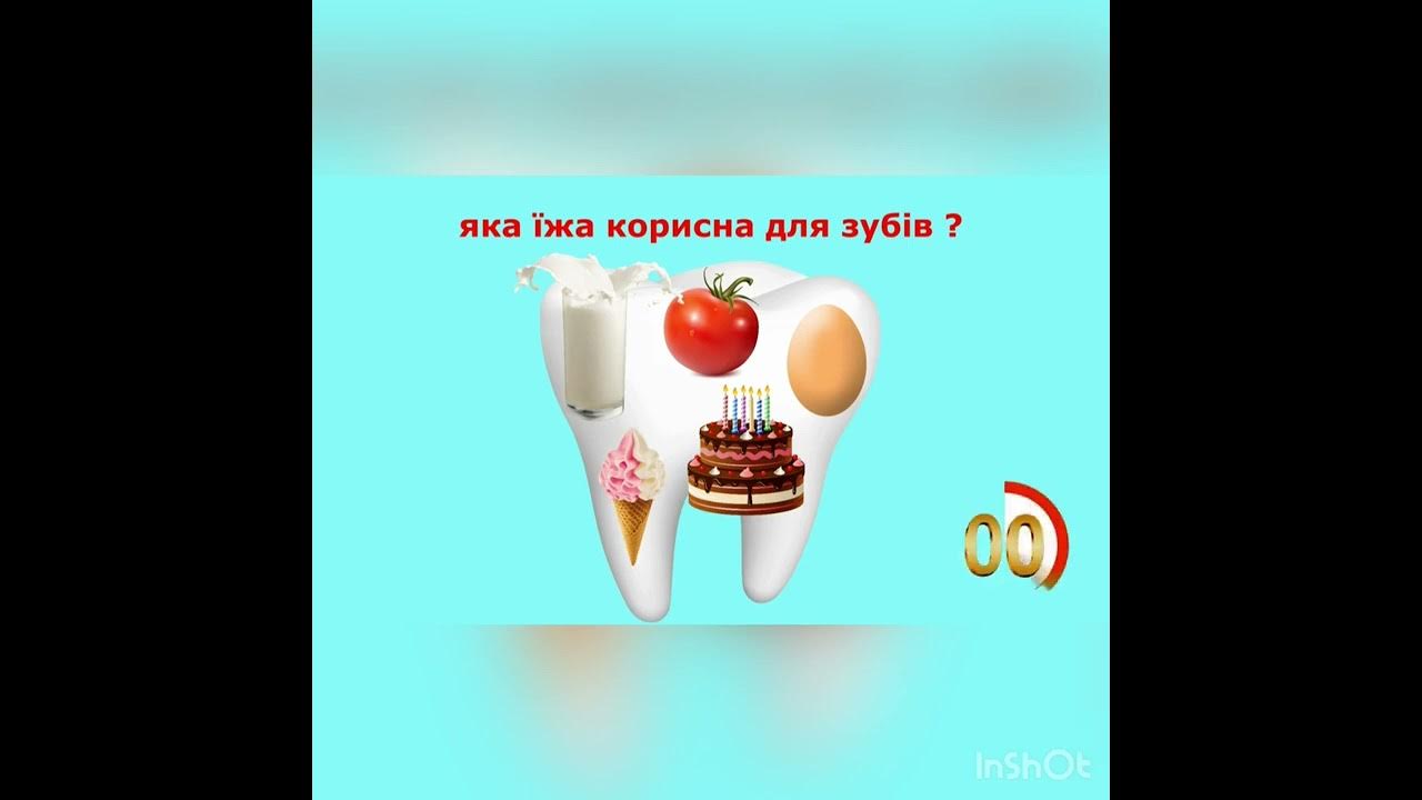 Корисна та шкідлива їжа для зубів‘‘ Youtube