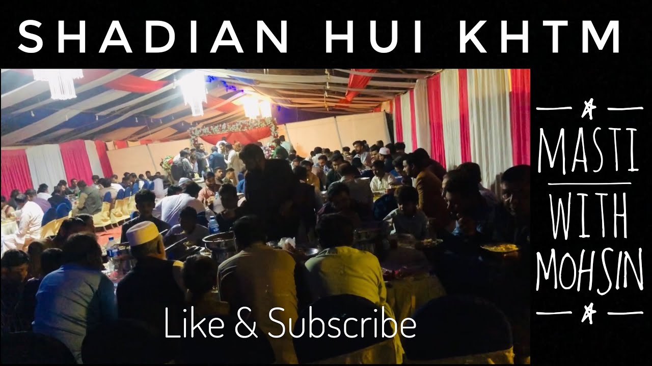 Shadian Khtm Hui 😩 🏻|dailyvlogs #viral - YouTube