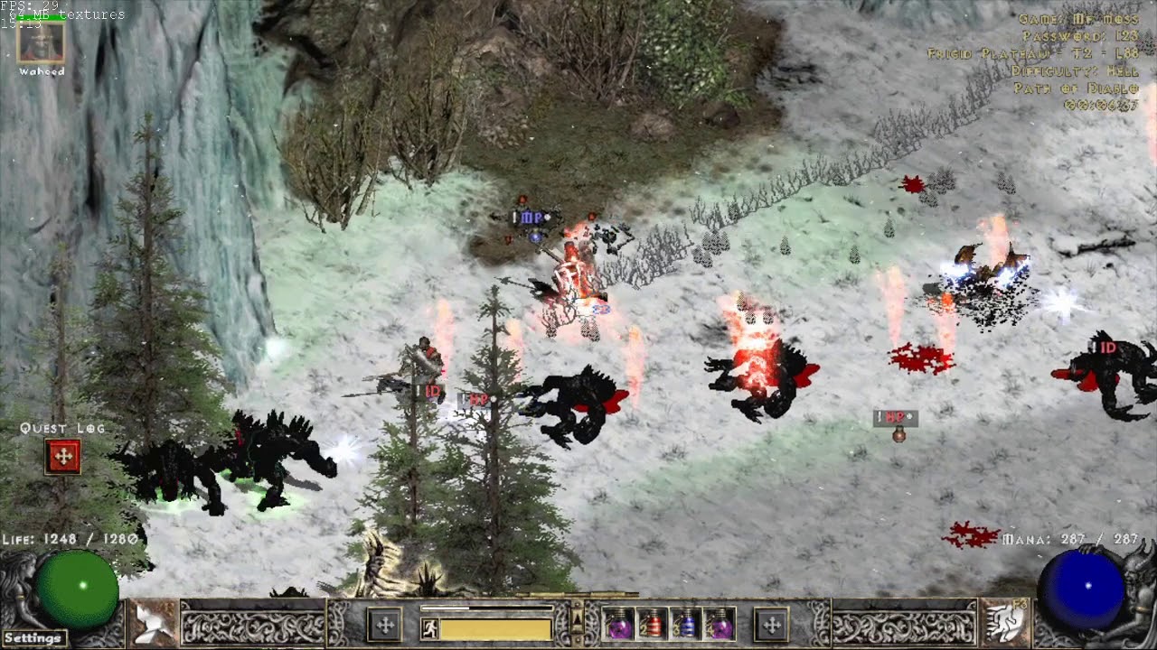Path of Diablo (Diablo II) - Fist of Heavens Paladin in T2 Map - YouTube