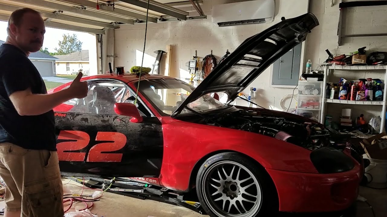 Road Racing Supra First Start! She's a beast! - YouTube