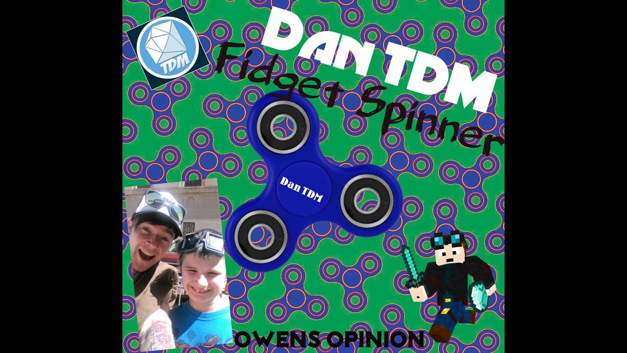 look what came in the mail : DAN TDM Fidget Spinner - YouTube