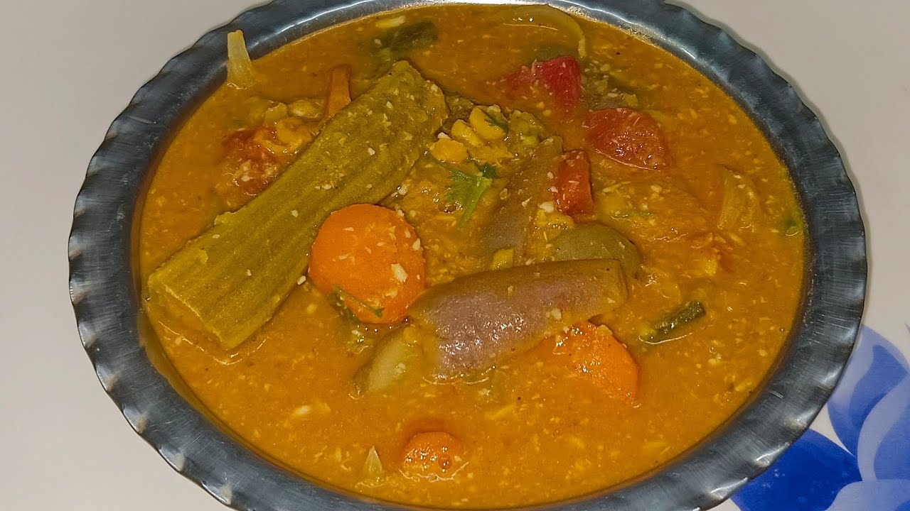 வெஜிடபிள் தால்ச்சா செய்முறை/veg dalcha recipe/@subisamayal5058 # ...