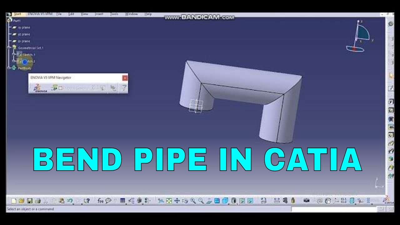 Solid part in CATIA tutorial - YouTube