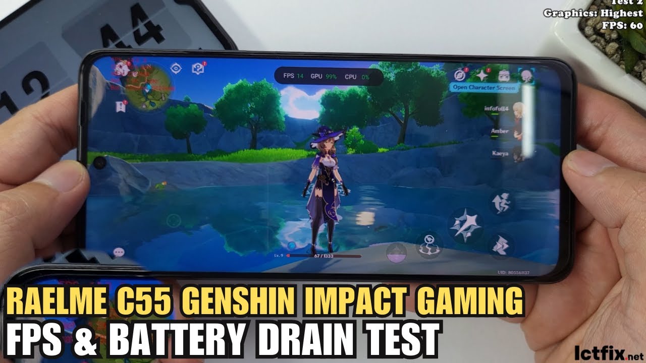 Realme C55 Genshin Impact Gaming test | Helio G88, 90Hz Display - YouTube