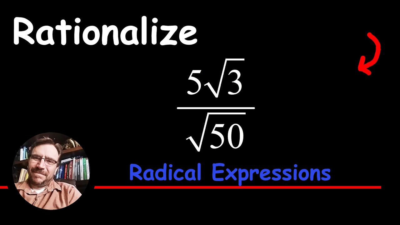 How To Rationalize The Denominator Simplify First YouTube