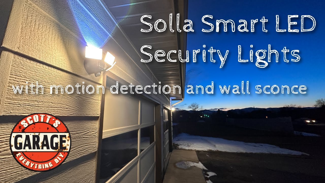 Installing the SOLLA Smart Color Changing Wall Sconce Security Flood ...