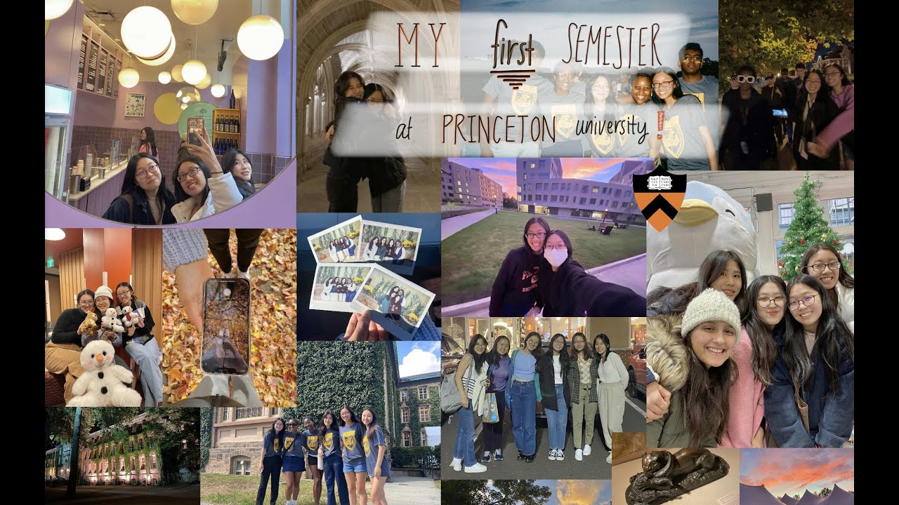 first semester at princeton university! 🐯 (recap, events, and more! 💗 ...