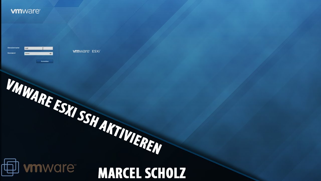 VMWare ESXI SSH aktivieren | Marcel Scholz - YouTube