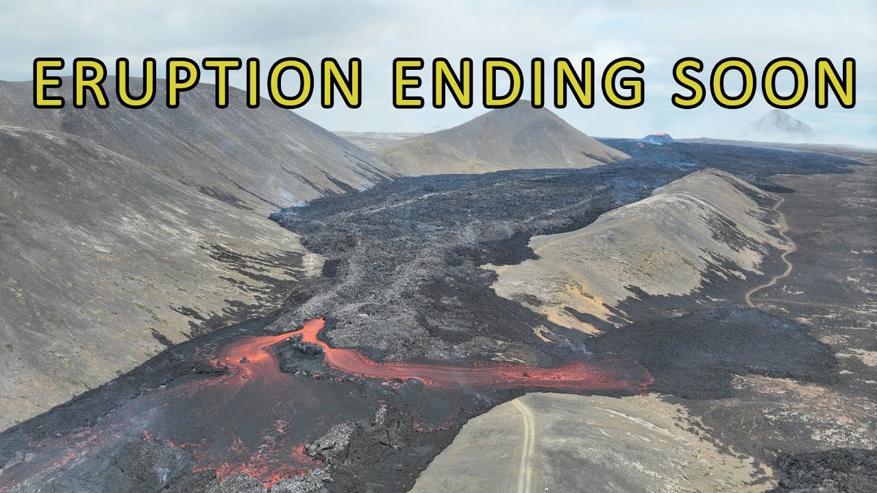 Iceland's Newest Eruption Ending Very Soon! - YouTube