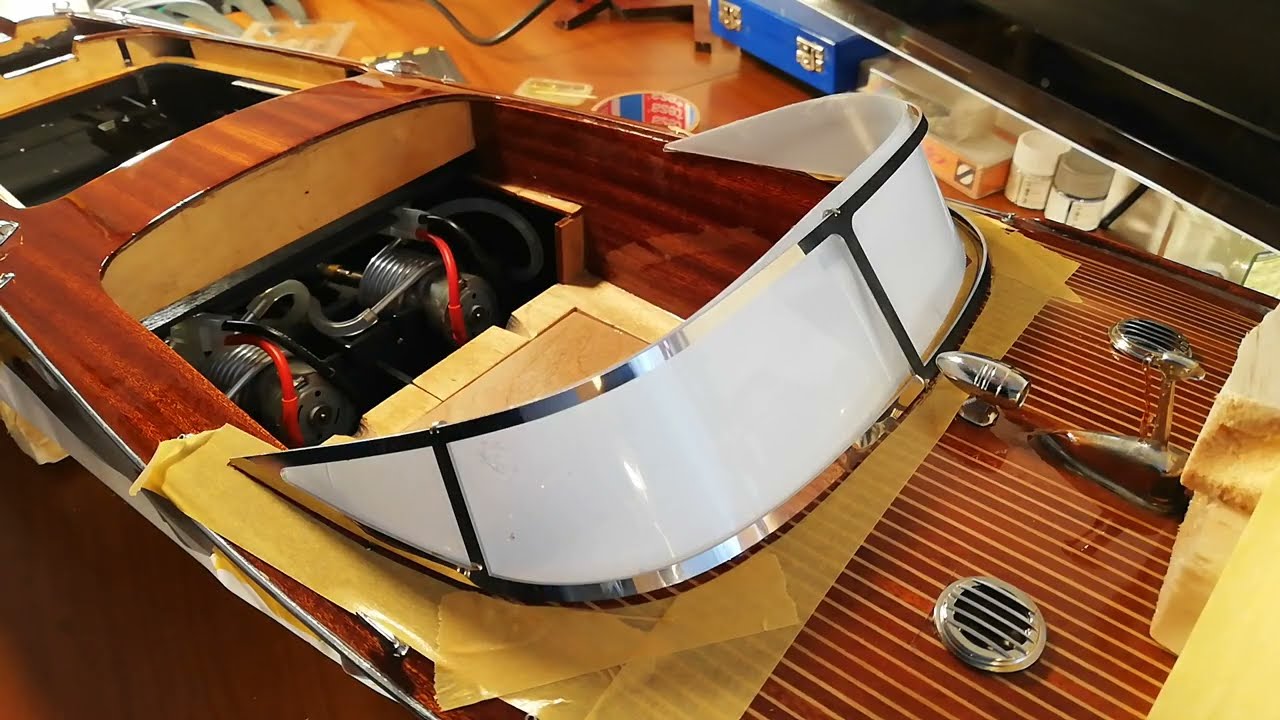 Part. 49 - Windscreen - Amati Italian runabout - Riva Aquarama - YouTube