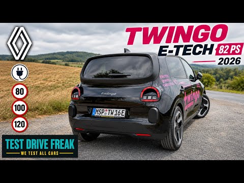 2026 Renault Twingo E-Tech Electric 82 PS Test Drive | Real World Range, Consumption & Performance