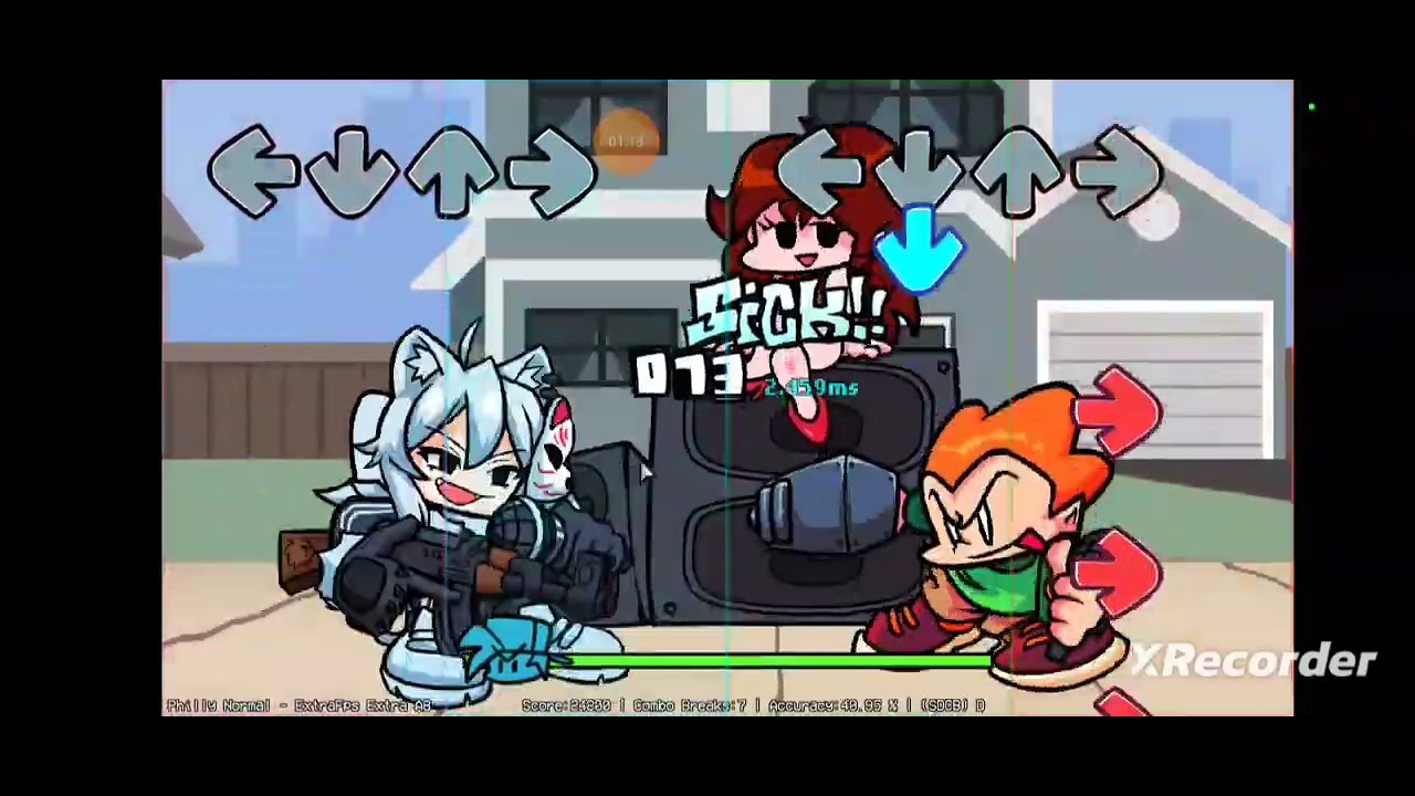 fnf cover Botan over pico - YouTube