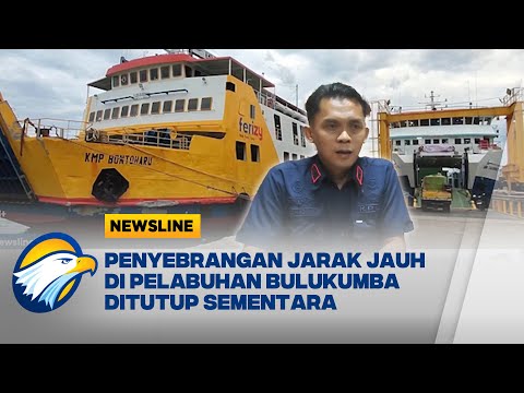 Cuaca Buruk, Pelabuhan Penyebrangan Feri Bulukumba Ditutup - [Newsline]