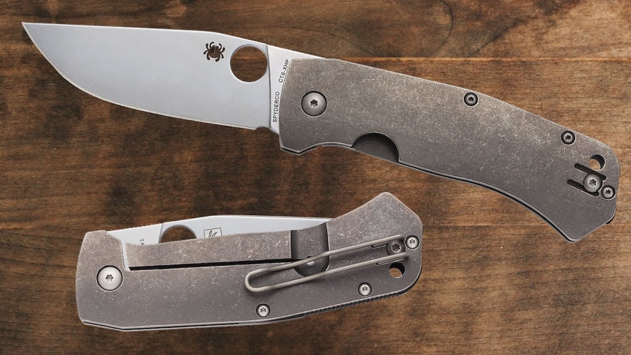 The Spyderco C186TIP Marcin Slysz Bowie - YouTube