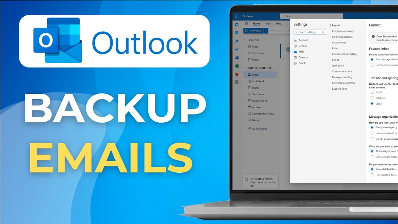 How to Backup Outlook Emails From Browser Full 2025 Guide - YouTube