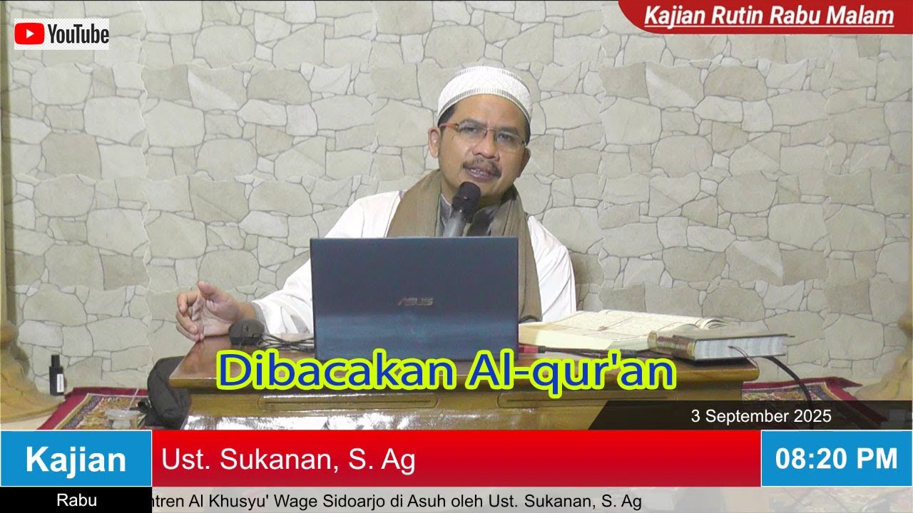 Dibacakan Al-qur'an - Ust. Sukanan, S. Ag - YouTube